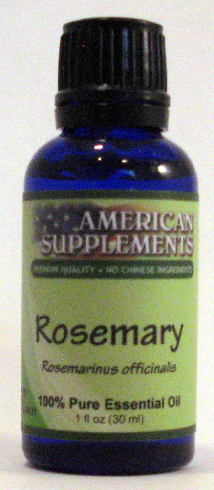 Rosemary Essential Oil American Supplements 1 oz Oil - Walmart.com
