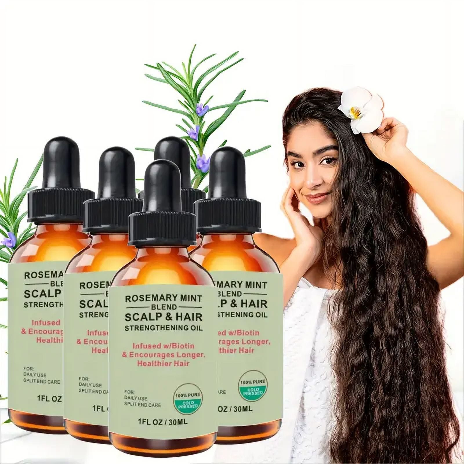 Rosemary Essential Oil, Haircare Product, Moisturizing Scalp Care Oil ...