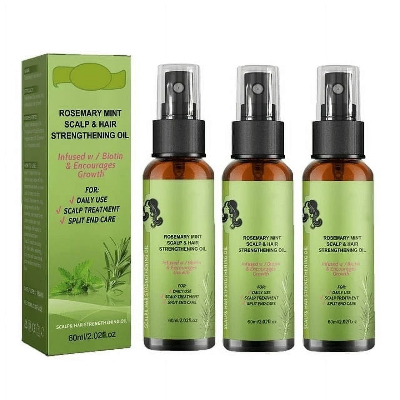 Rosemary Essential Spray for Hair Growth,Rosemary Mint Scalp & Hair ...