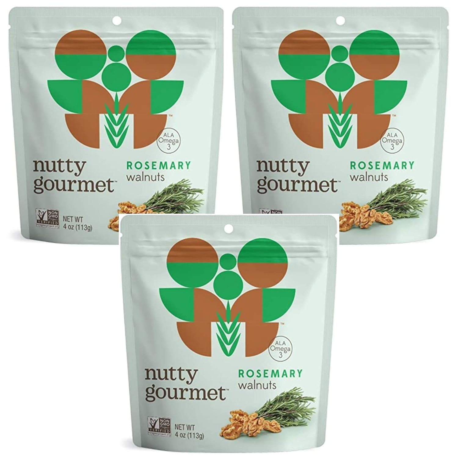 Rosemary Flavored Walnuts - All Natural - Lightly Seasoned Nuts - Keto ...