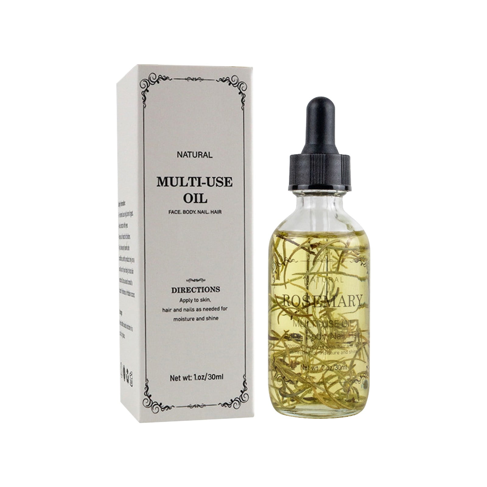 Rosemary Multi-Use Oil for Face, Body and Hair Organic Plant Fragrant ...