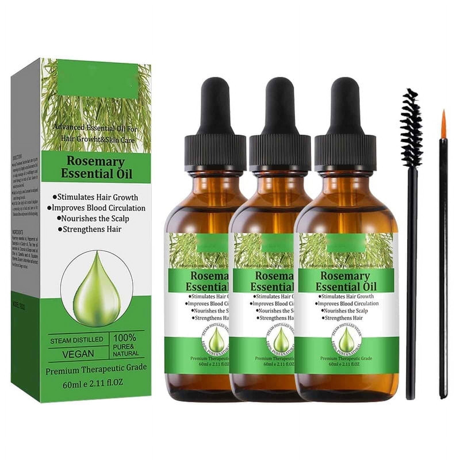 Rosemary Oil for Hair Growth, 100% Pure Organic Rosemary Oils for Hair Growth, Reduce Hair Loss ...