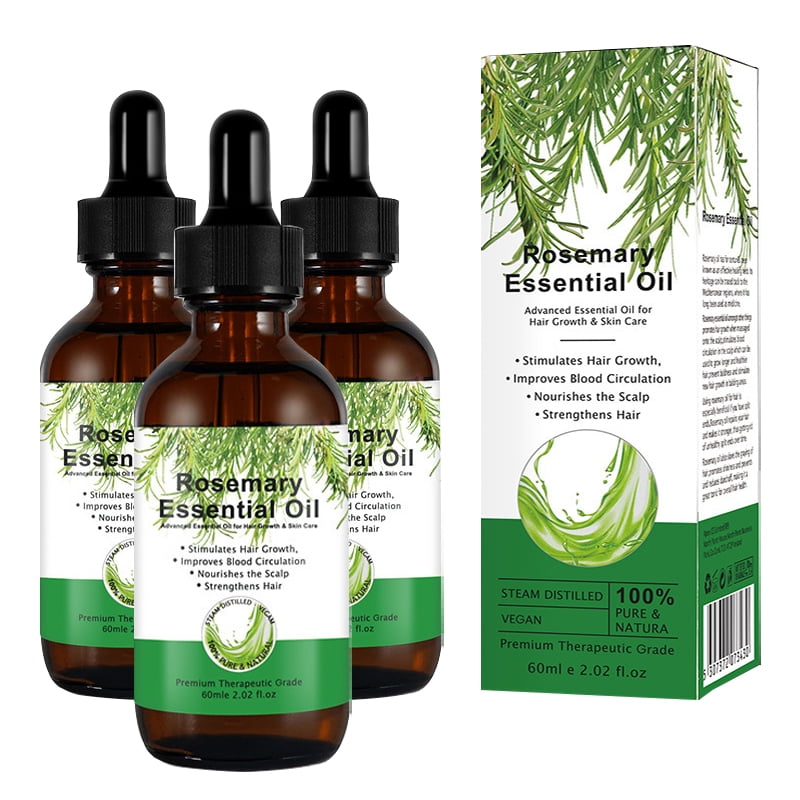 Rosemary Oil for Hair Growth, 100% Pure Organic Rosemary Oils for Hair Growth, Reduce Hair Loss ...