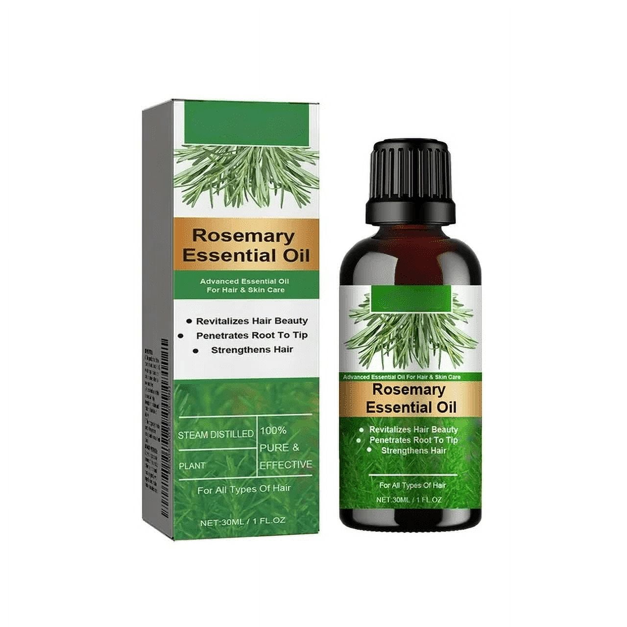 Rosemary Oil for Hair Growth, 100% Pure Organic Rosemary Oils for Hair Growth, Reduce Hair Loss ...