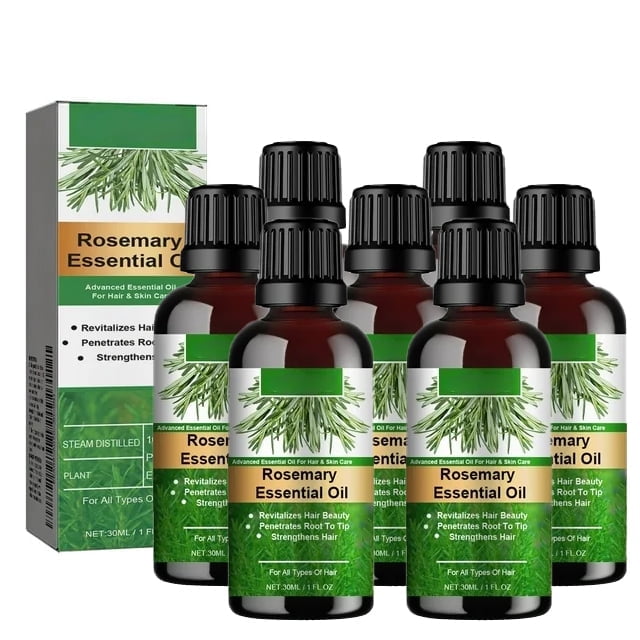 Rosemary Oil for Hair Growth, 100% Pure Organic Rosemary Oils for Hair Growth, Reduce Hair Loss ...
