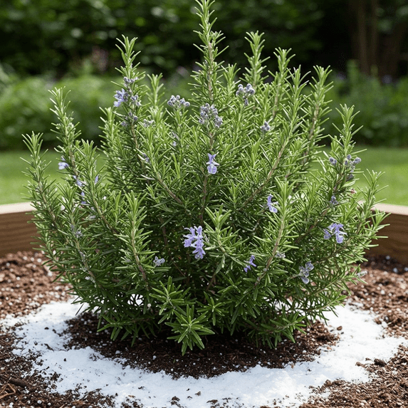 Rosemary Plant Live 4'' Pot, Fresh Rosemary Stater Plant, Purple Flower ...