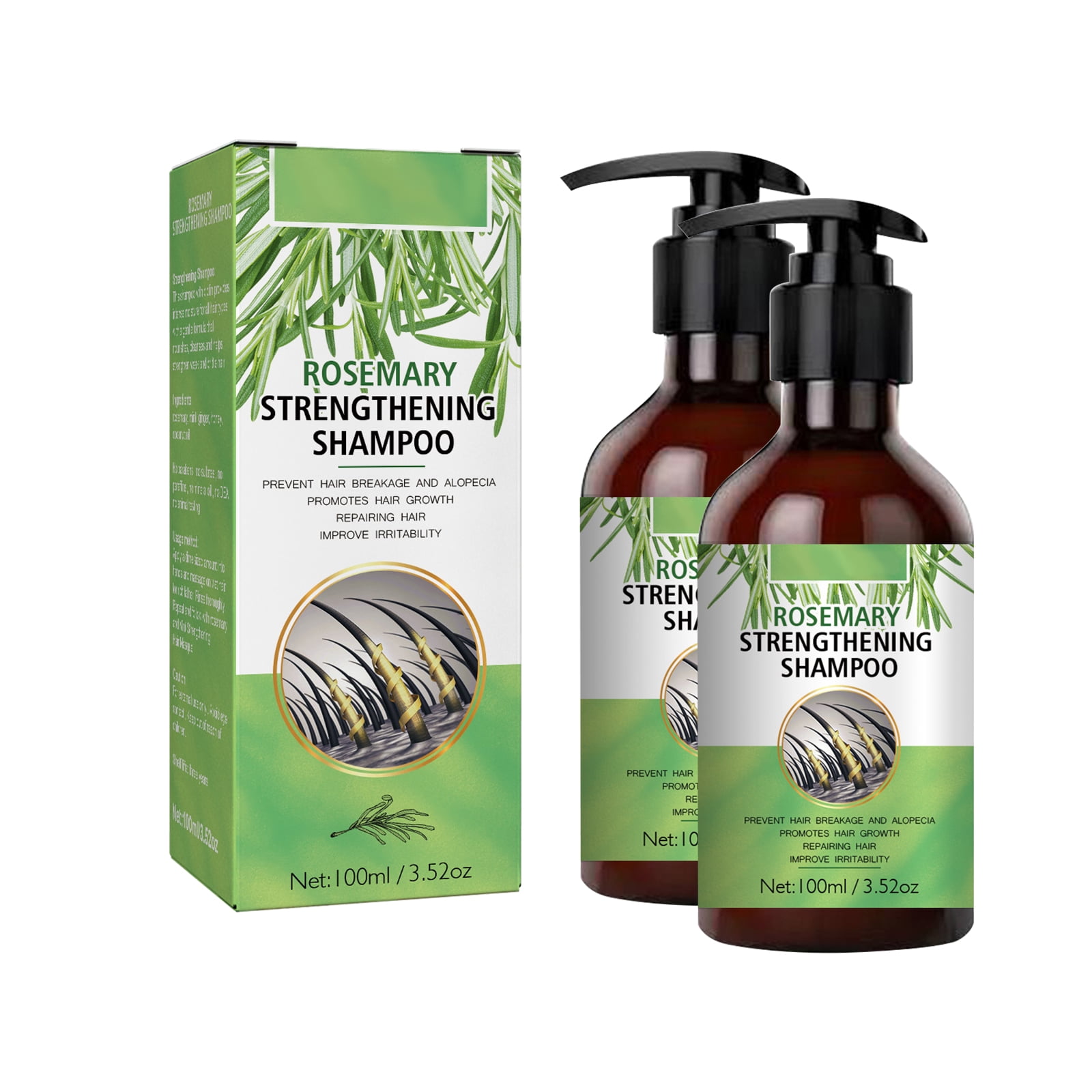 Rosemary Strengthening Shampoo with Biotin for Hair Growth,Clean ...