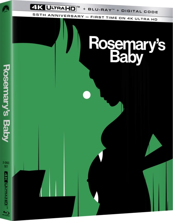 Rosemary's Baby (4K Ultra HD + Blu-Ray + Digital Copy), Starring Mia ...