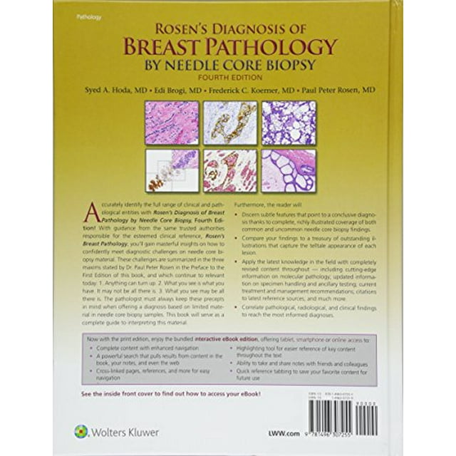 Pre-Owned Rosen's Diagnosis of Breast Pathology by Needle Core Biopsy ...