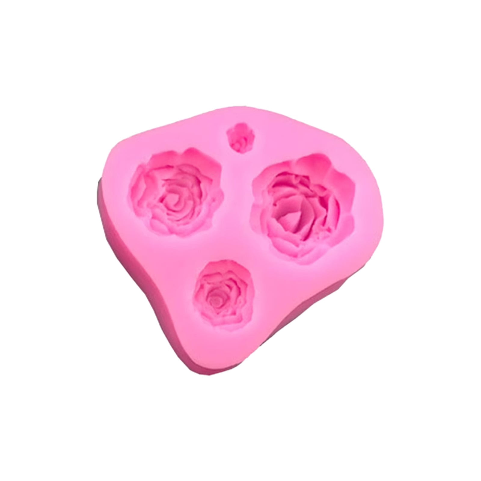 Roses Mold Flower Silicone Cake Molds, Ngxiha 3D Flower Rose Silicone ...