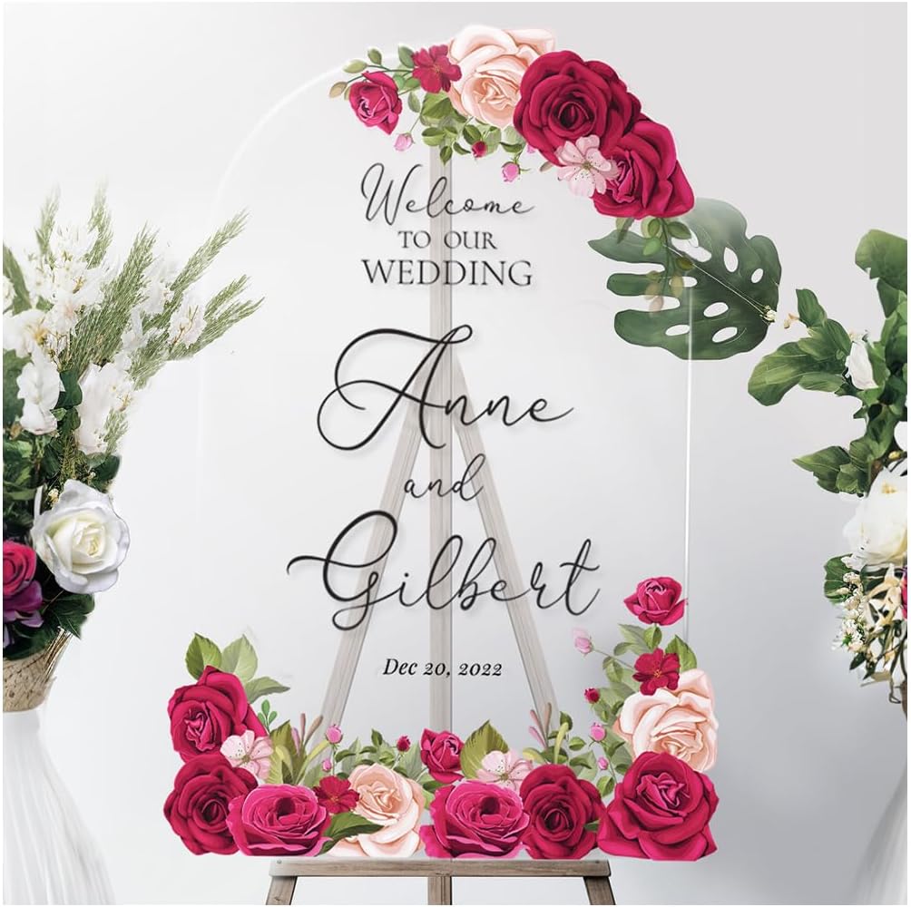 Wedding Guest Book Reception Wedding Signs Drop Top Wedding Frame Sign ...