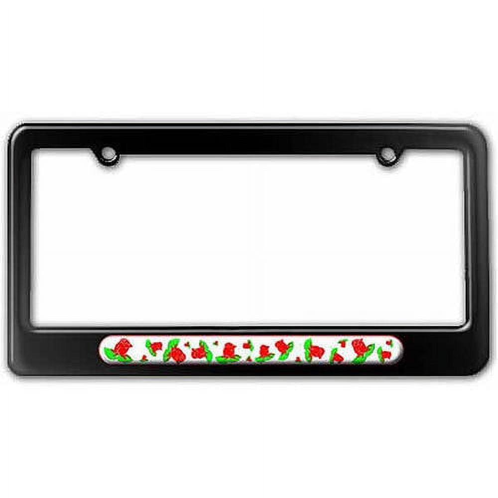 Roses, Rose Bud License Plate Tag Frame, Multiple Colors - Walmart.com