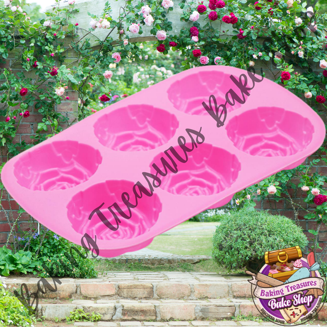 Roses Silicone Mold 6 Cavity - Walmart.com