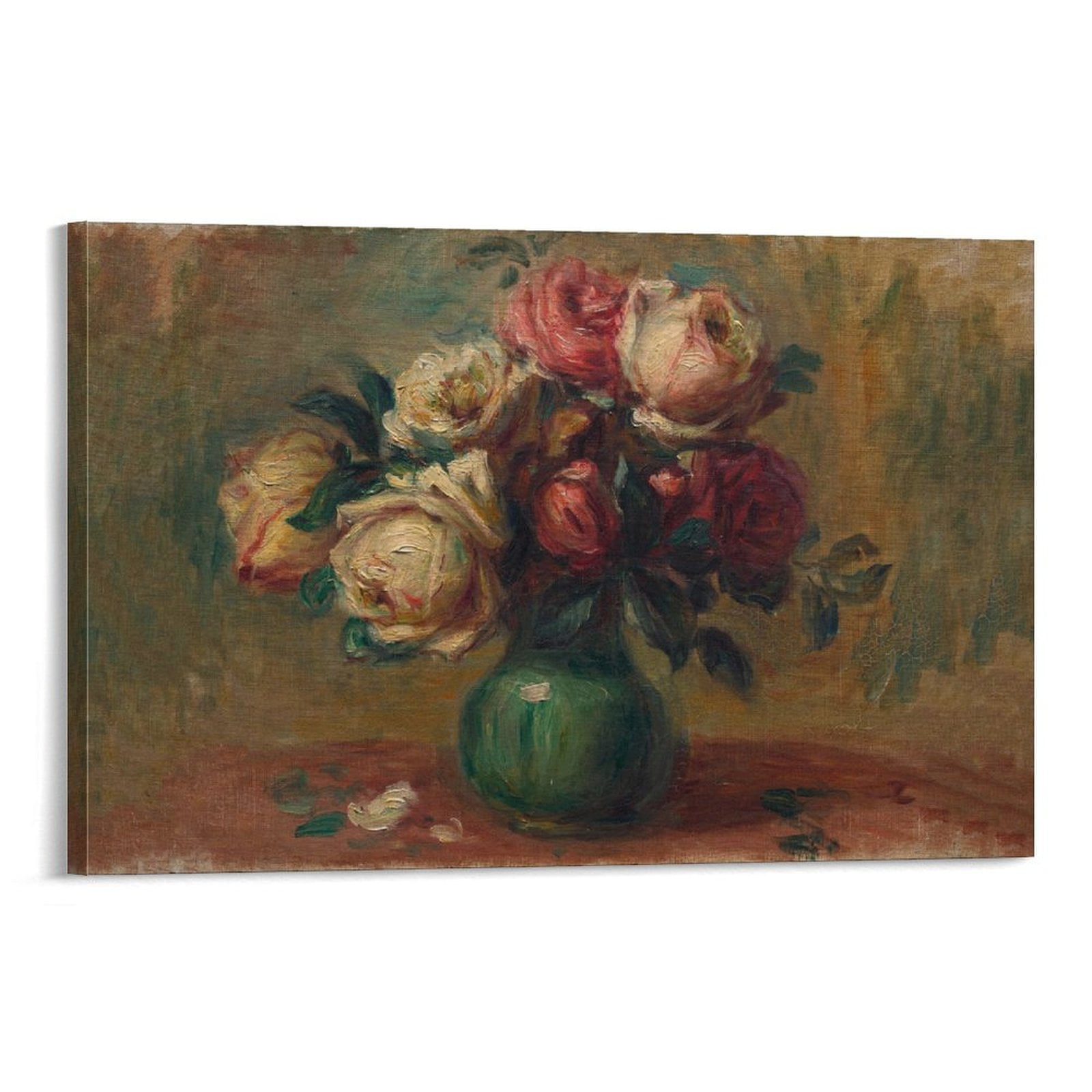 Roses in A Vase Pierre-Auguste Renoir Poster Poster Cool Artworks ...