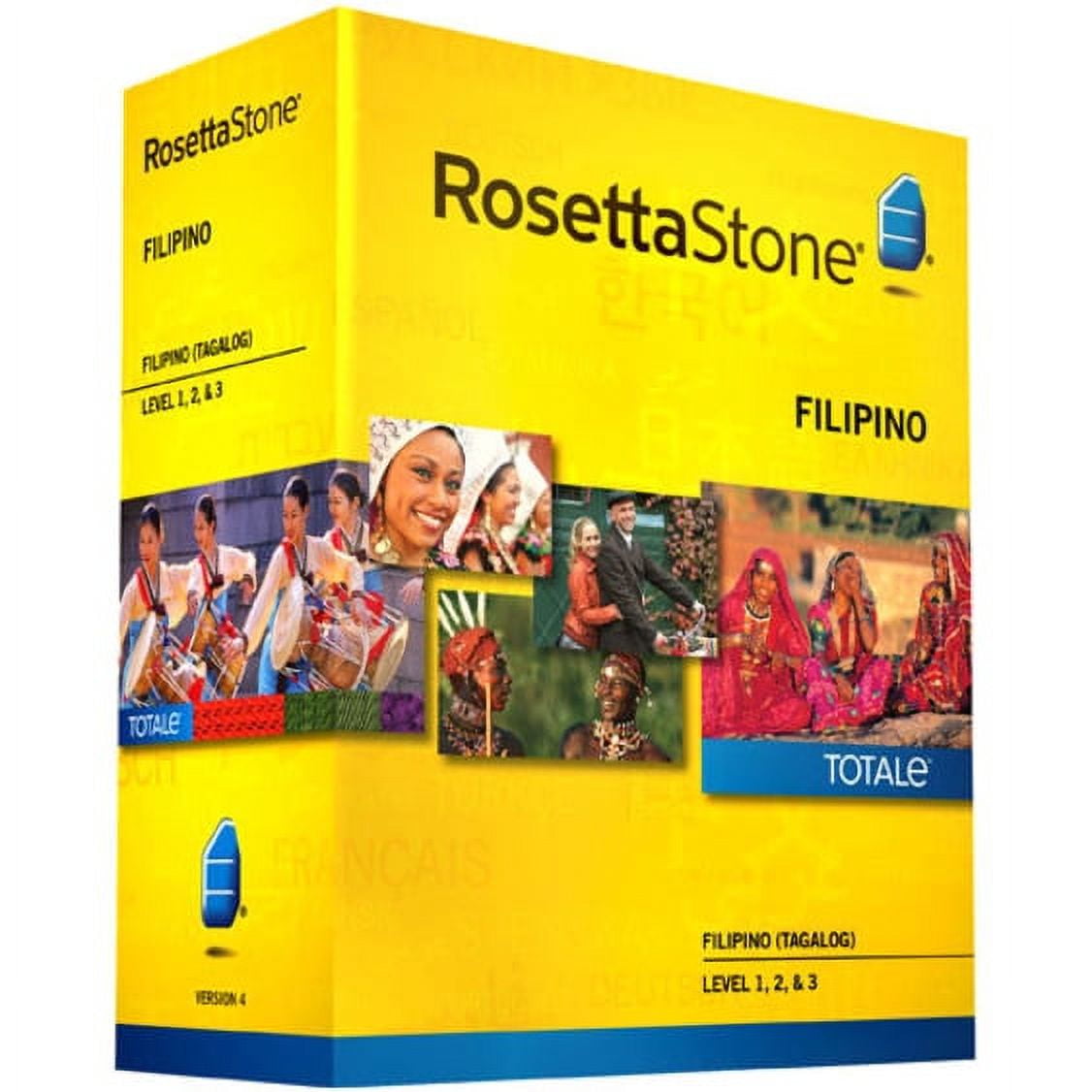 Rosetta Stone Filipino (Tagalog) v4 TOTALe, Level 1, 2 & 3 Set ...