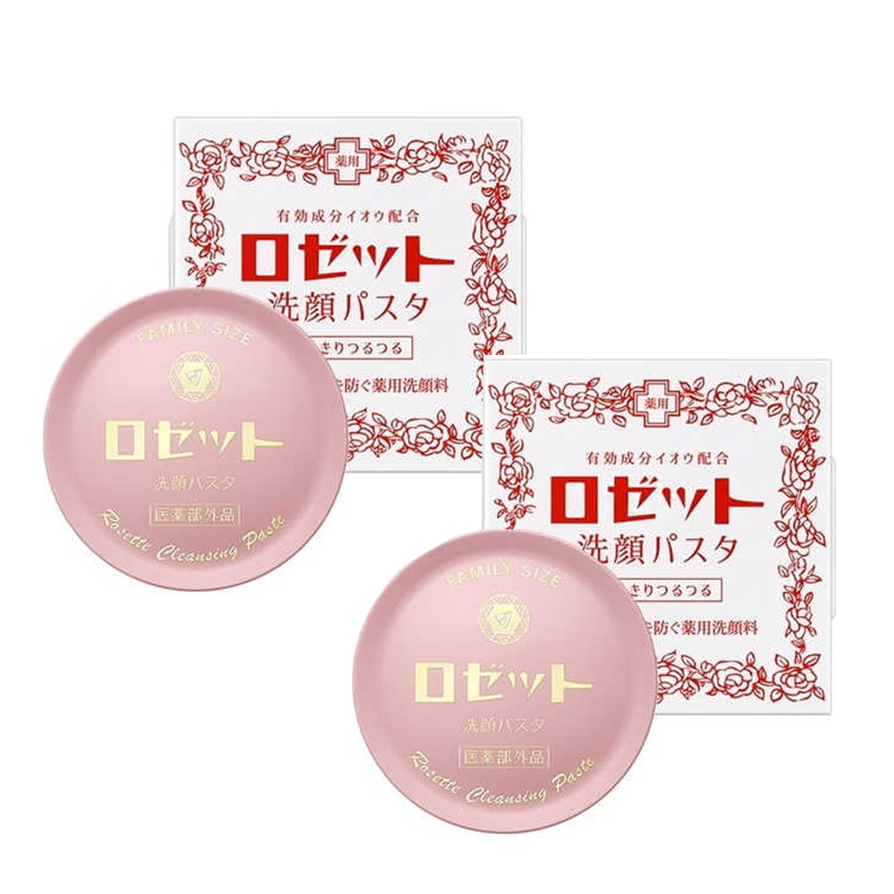Rosette Medicated Cleansing Paste 90g – 2 pack Face Wash for Normal to ...