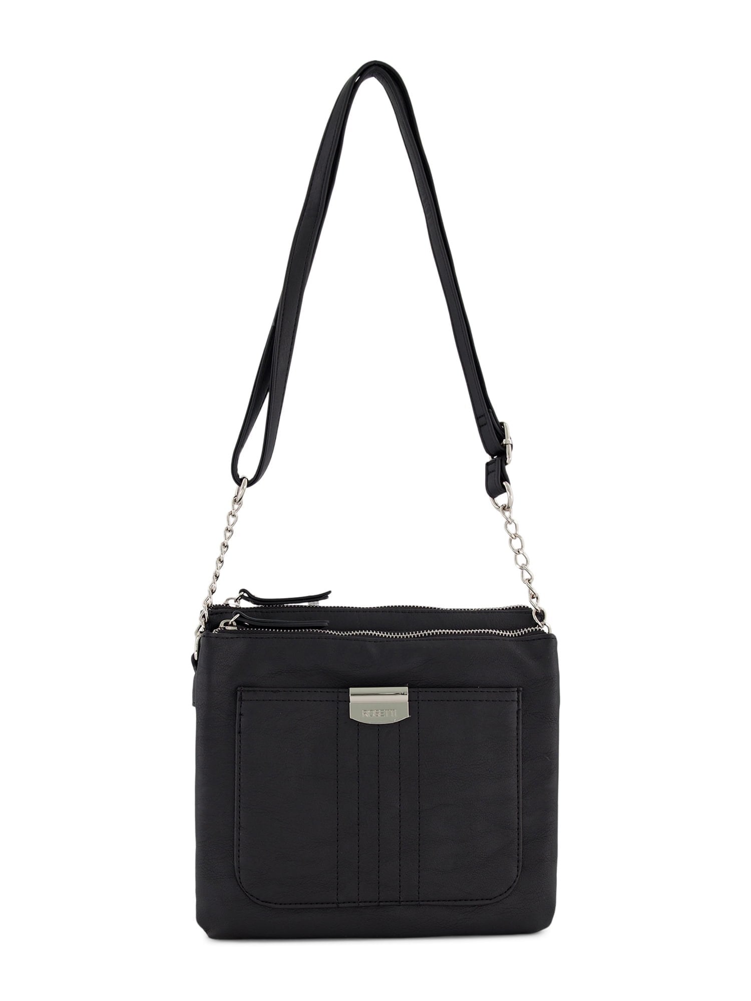 Rosetti Womens' Midge Mid Crossbody, Black - Walmart.com