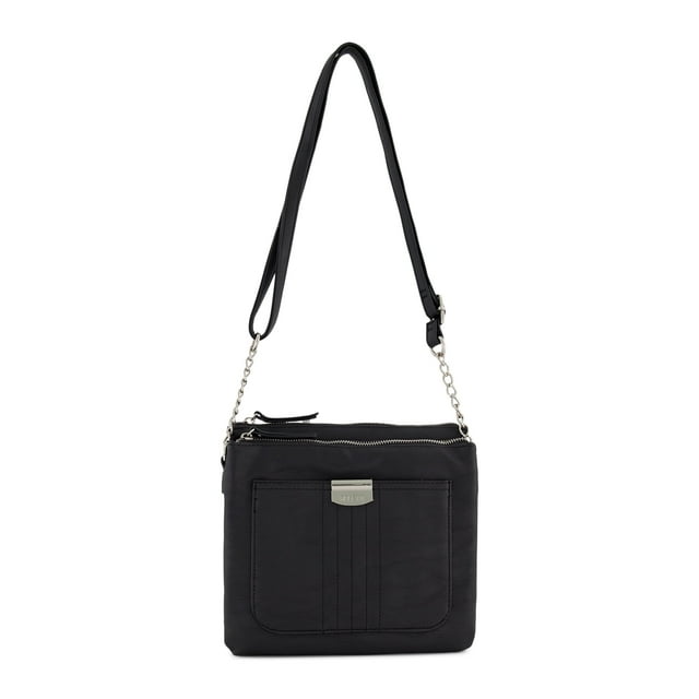 Rosetti Womens' Midge Mid Crossbody, Black - Walmart.com
