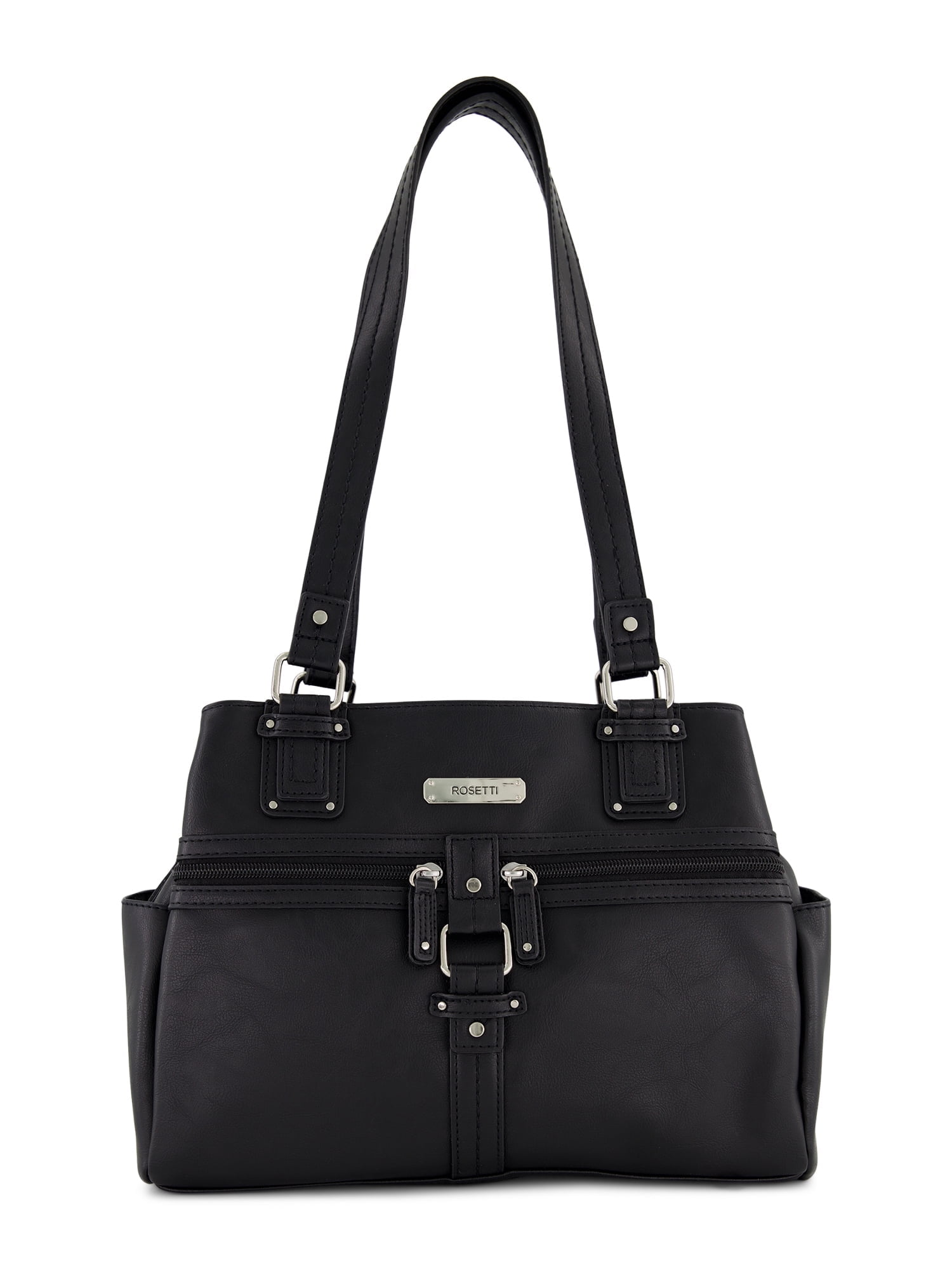 Rosetti Womens' Midtown Satchel Handbag, Black - Walmart.com