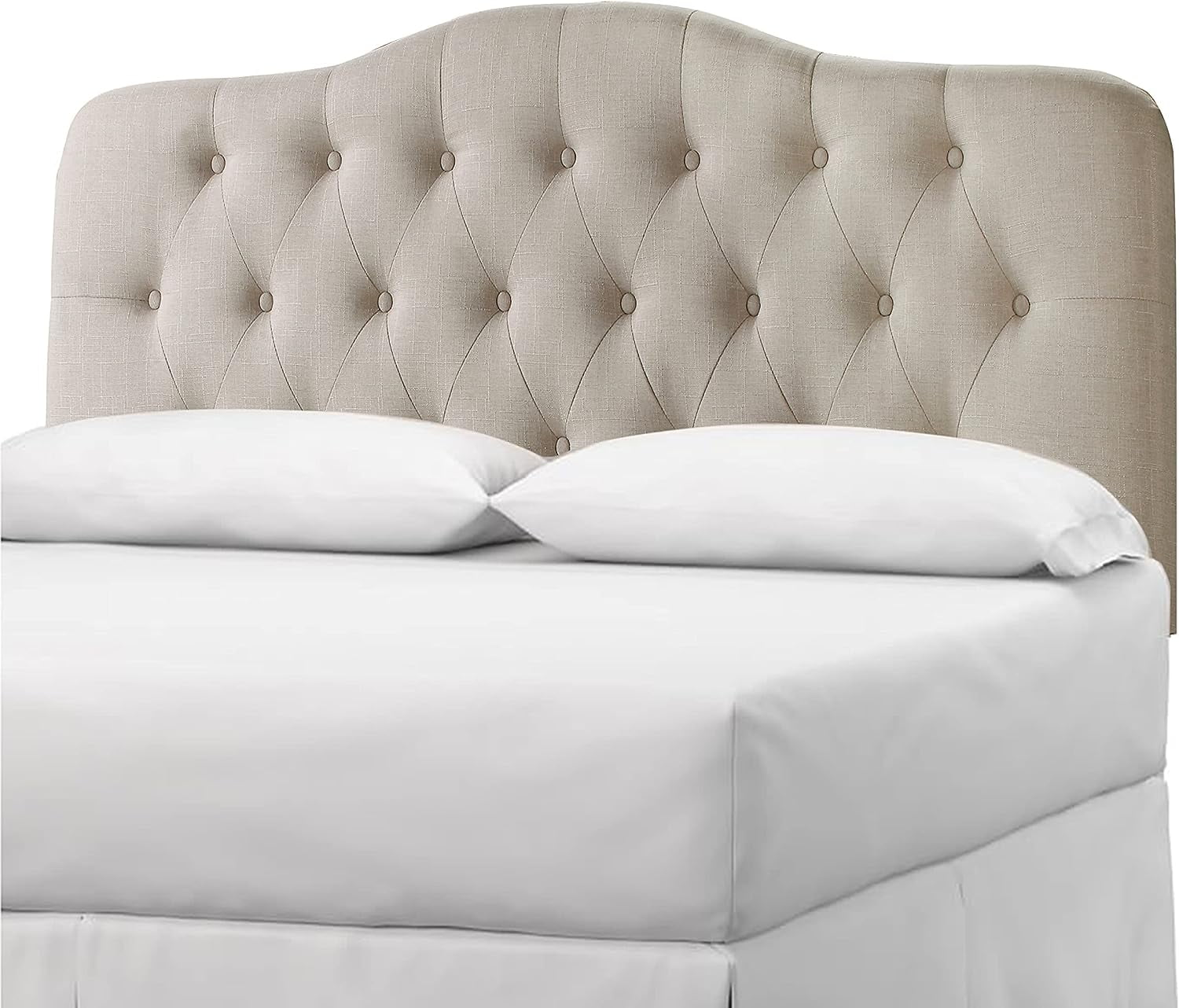 Rosevera Givanna Adjustable Heigh Headboard with Linen Upholstery and ...