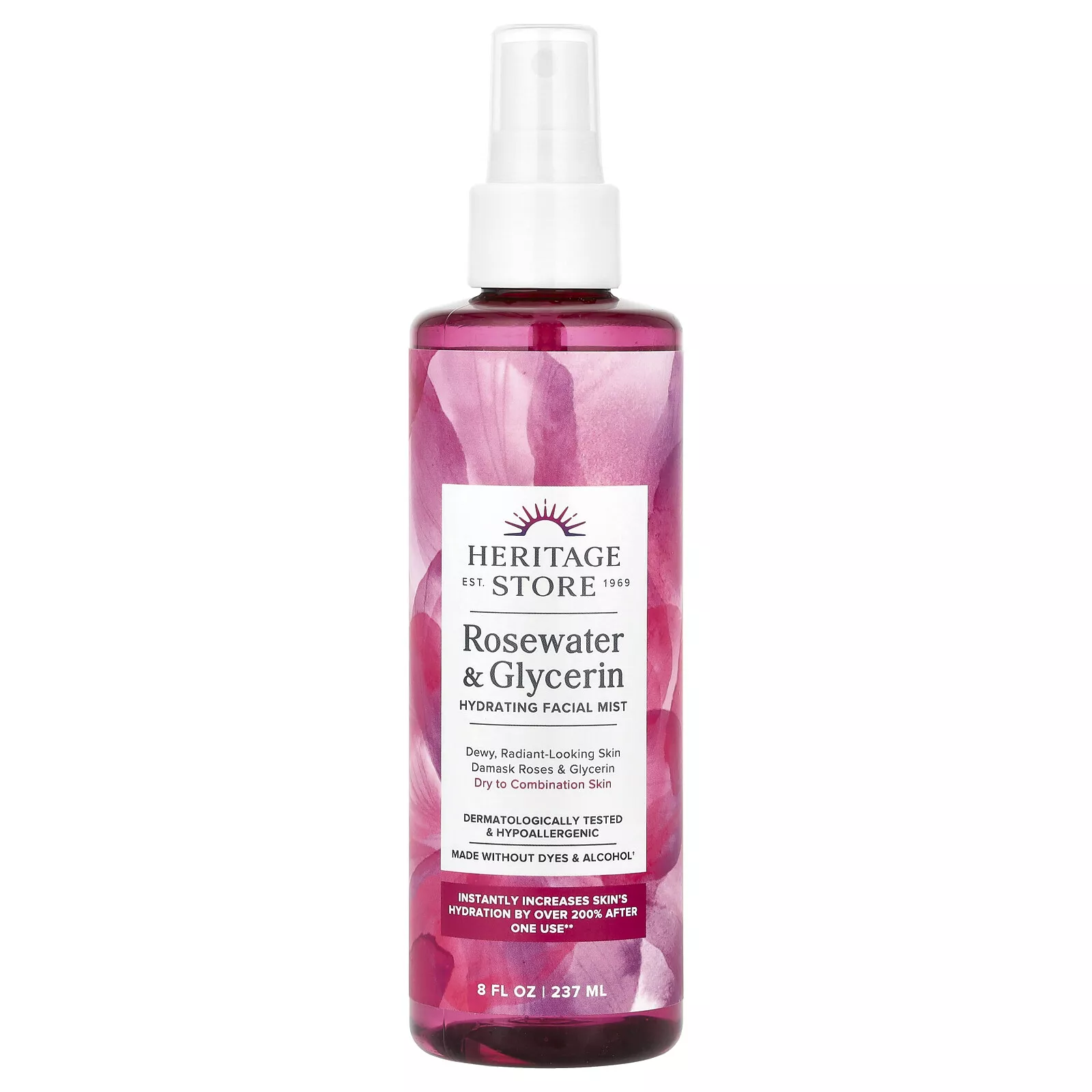 Rosewater & Glycerin, Hydrating Facial Mist, 8 fl oz (237 ml) - Walmart ...