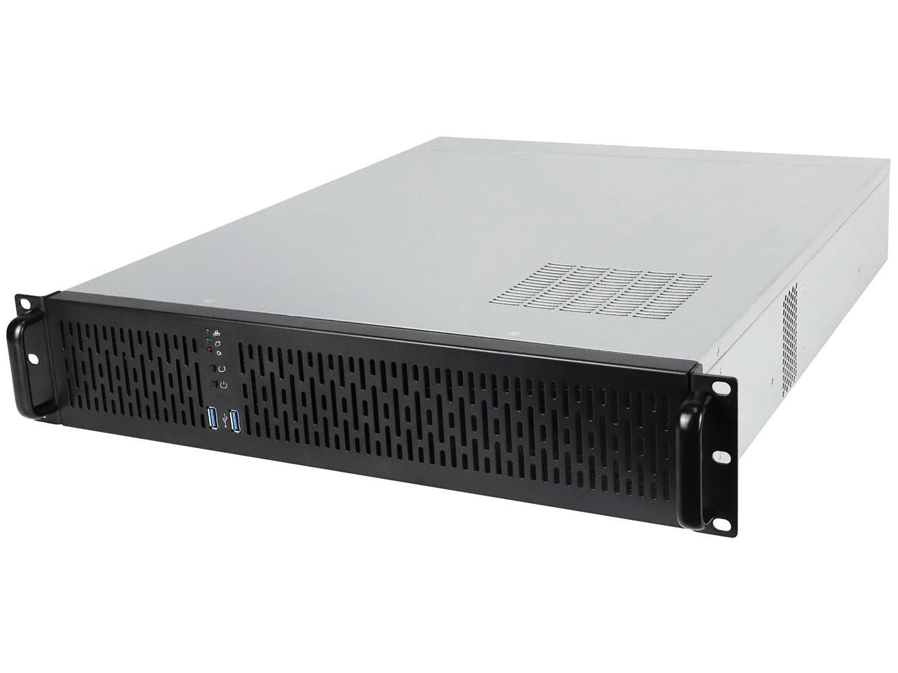Rosewill 2U Server Chassis, 4x 3.5" Bays, 2x 2.5" Devices, ATX, 4x 80mm ...