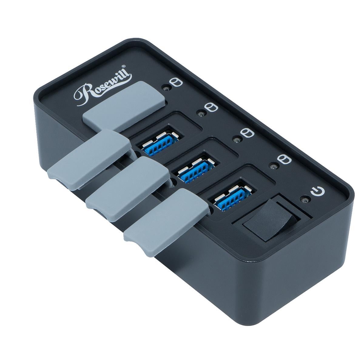 Rosewill 4-Port USB 3.0 Hub with Anti-Dust Design - Walmart.com