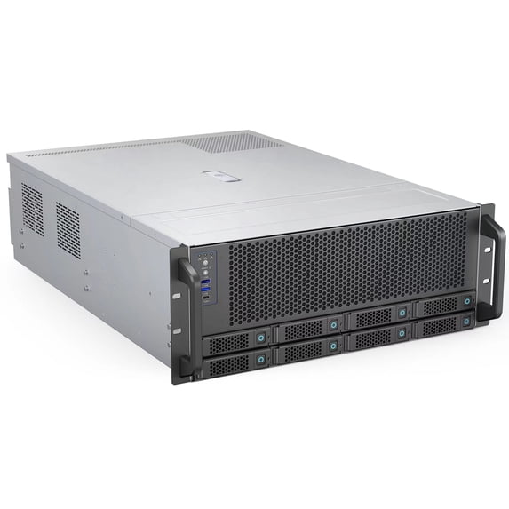 Rosewill 4U Server Chassis|Supports up to 4 GPUs|8 Hot-Swap 3.5"/2.5 ...