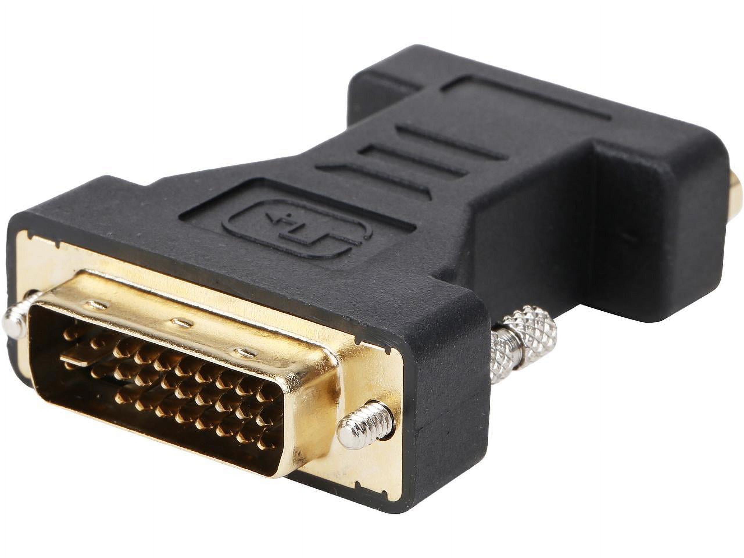 Rosewill EA-AD-DVI2VGA-MF Black Color Dual Link DVI-I(24+5) Male to VGA ...