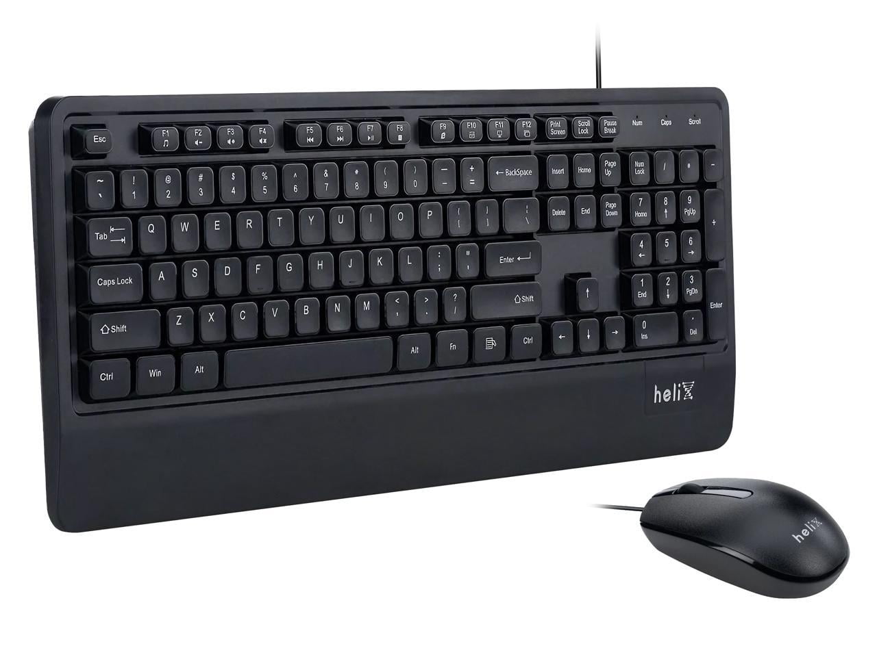 Rosewill HKM100 Wired Black Keyboard and Mouse - Walmart.com