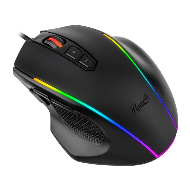 Rosewill NEON M54 Wired Gaming Mouse with Adjustable Weight Tuning and ...