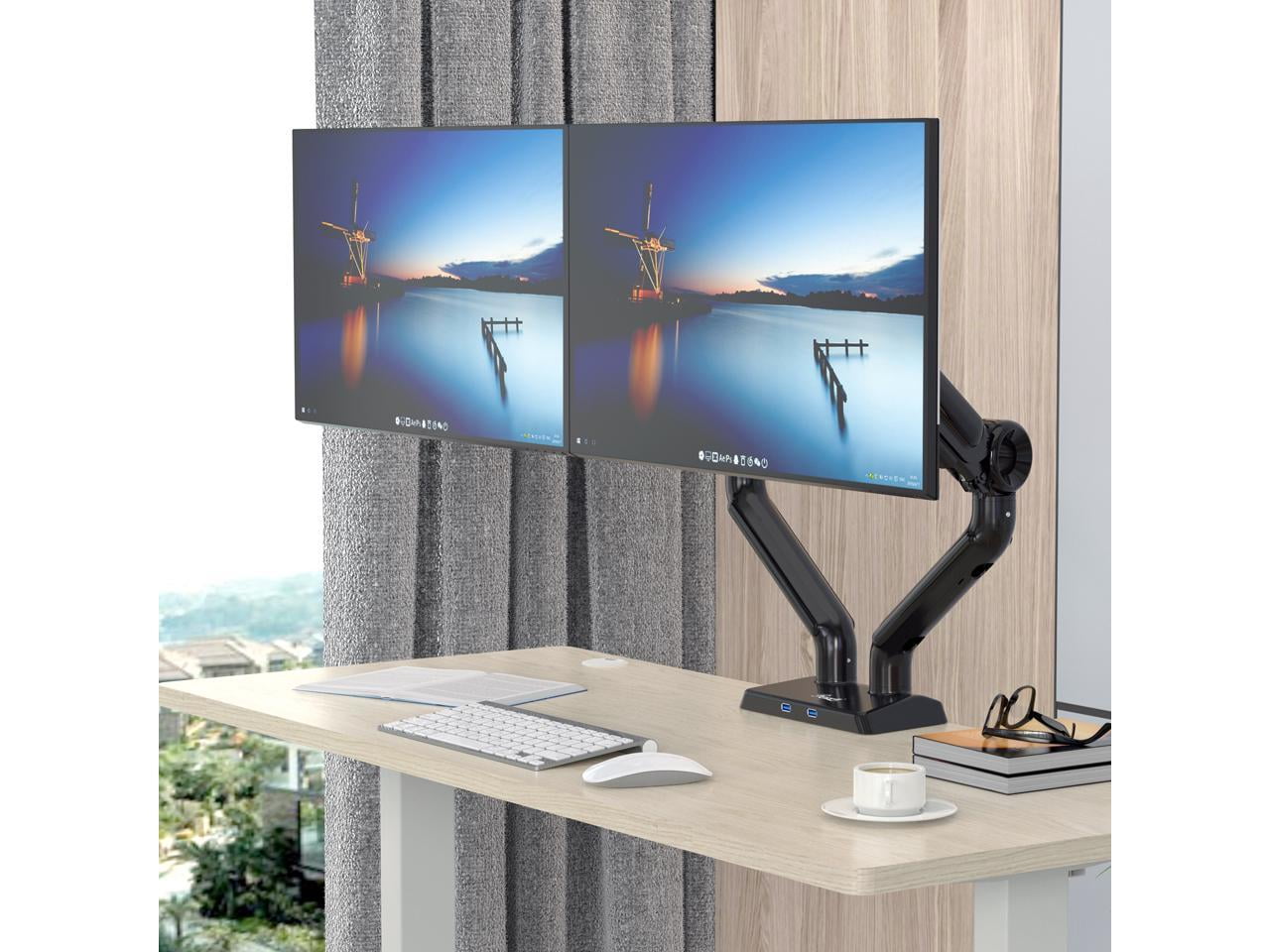 Rosewill Premium Dual Monitor Mount, 13 to 35 Inch, Premium Dual ...