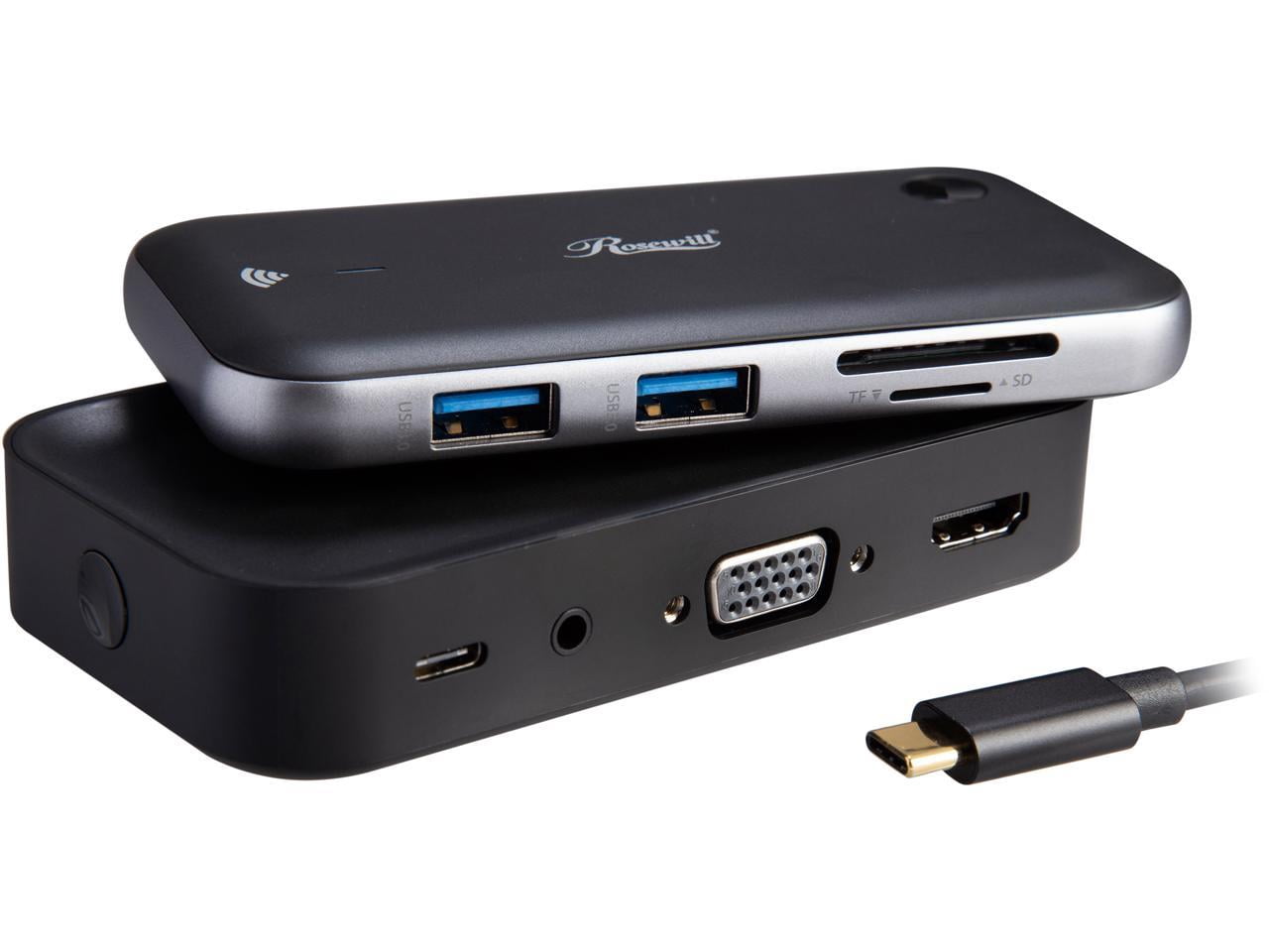 Rosewill RCHE-20003 Wireless HDMI & VGA Extender Video Transmitter ...