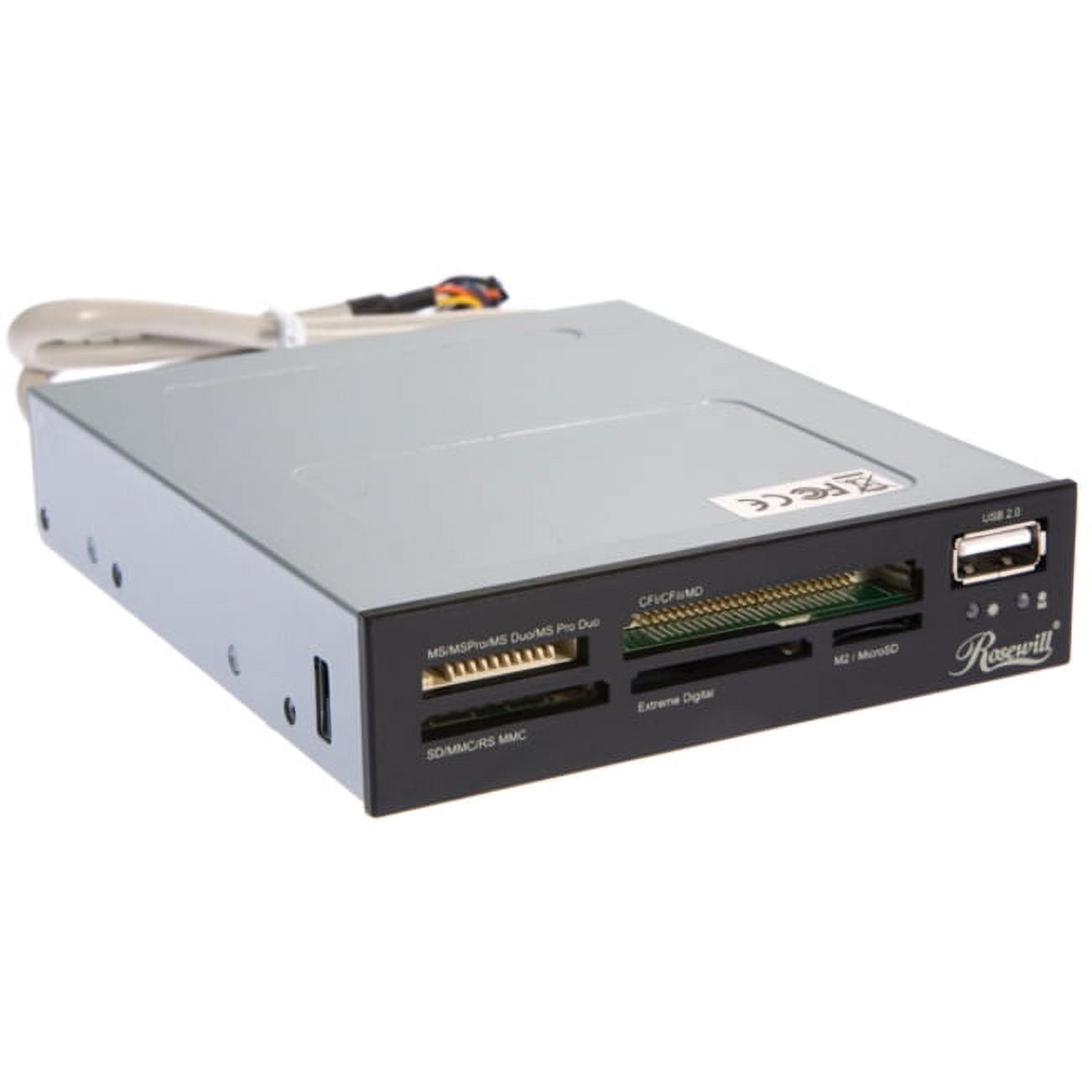 RCR-IC002 74-n-1 USB 2.0 3.5" Card Reader - Walmart.com