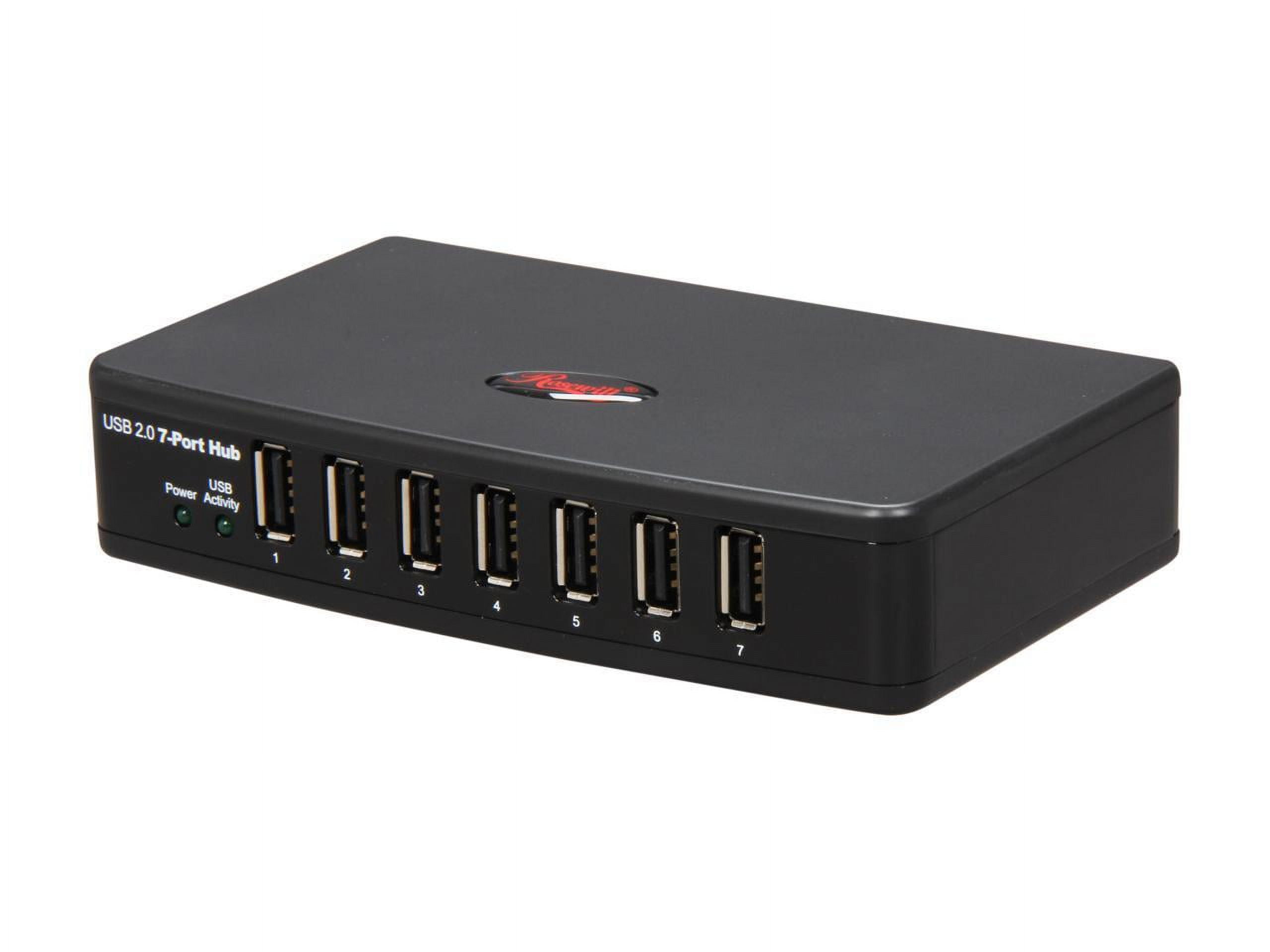 Rosewill RHUB-300 - 7-Port USB 2.0 Hub with Power Adapter - Walmart.com