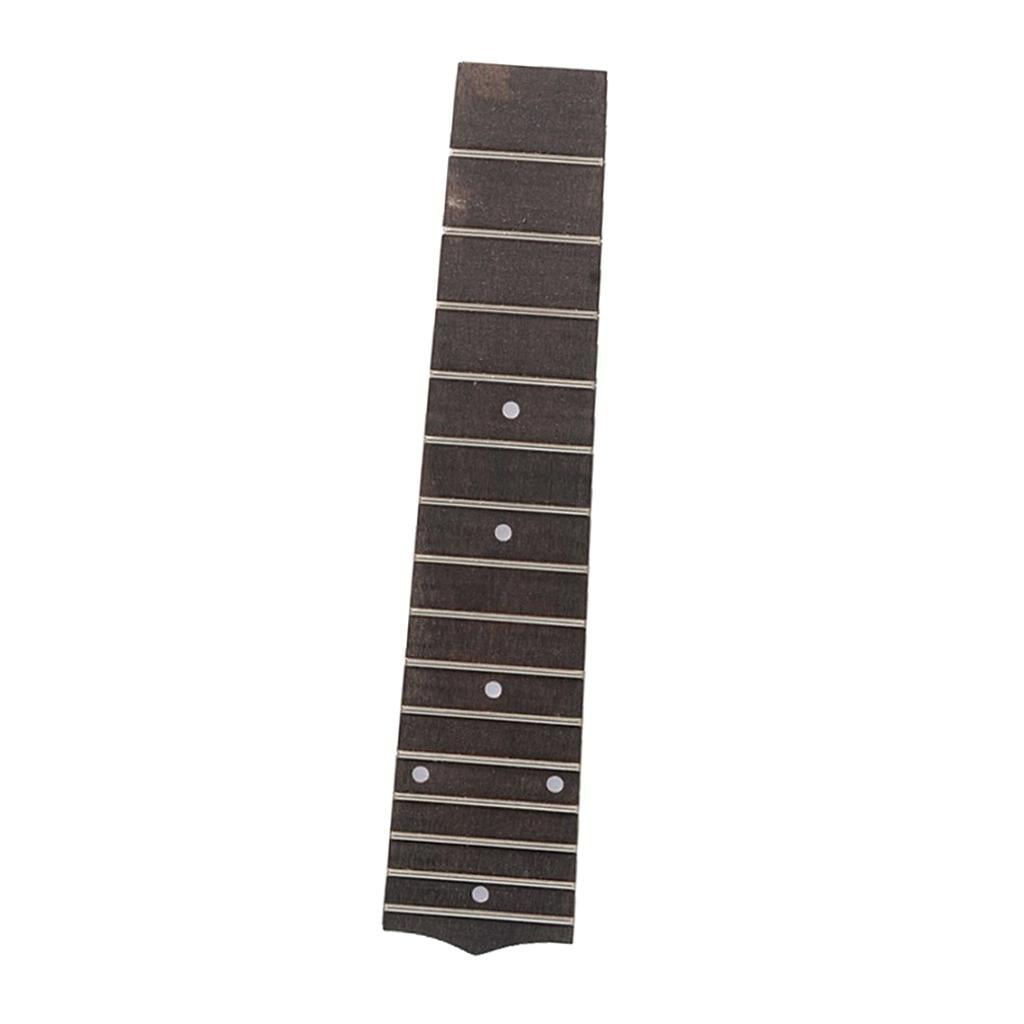 Rosewood 15 Frets Ukulele Fingerboard Fretboard Mini 21 Inch Ukulele ...