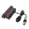 Rosewood Adjustable Timbre Dual Rail Pickup for Folk Guitar Musical ...