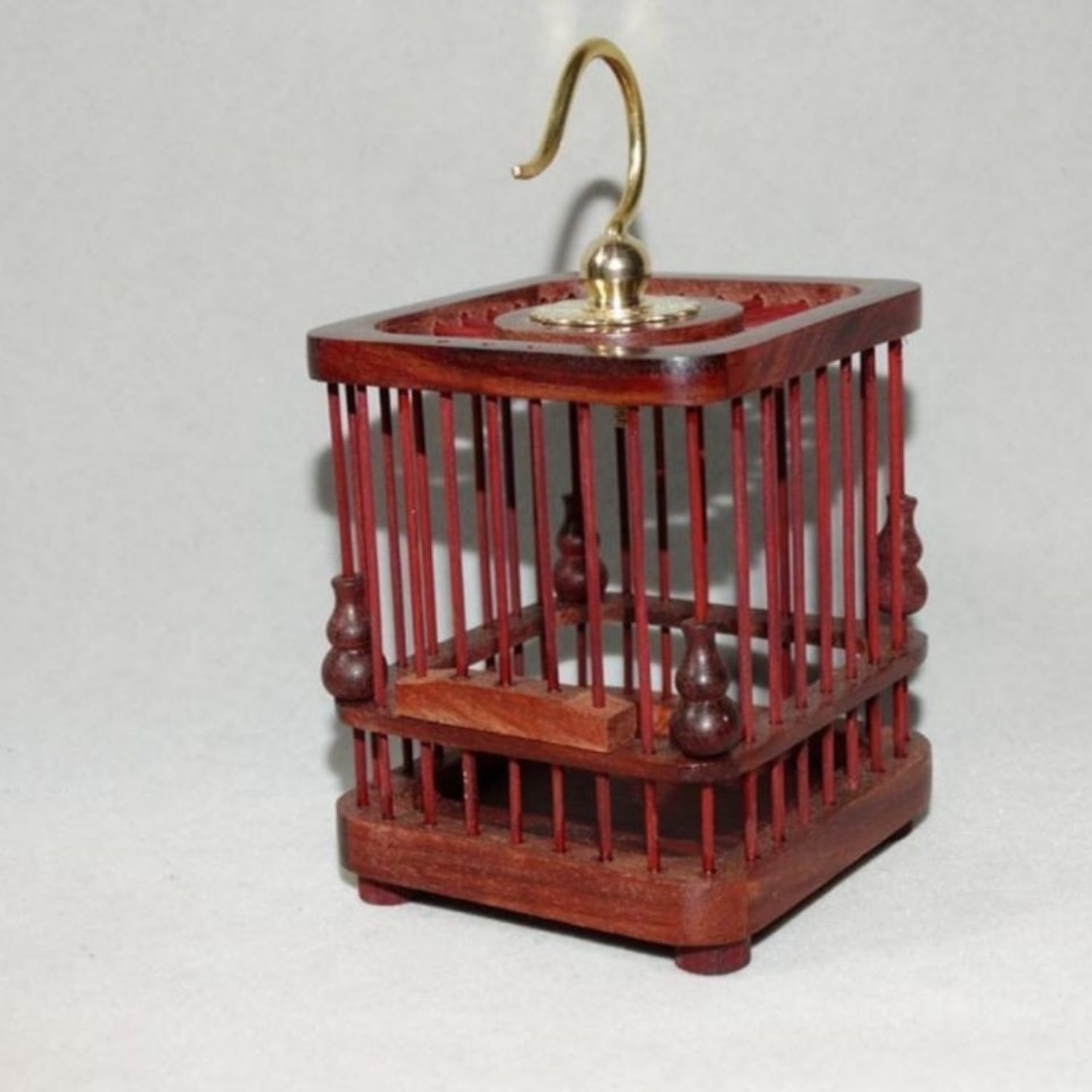 Rosewood Cricket Cage Handmade Solid Wood Insect Cage Traditional Style ...