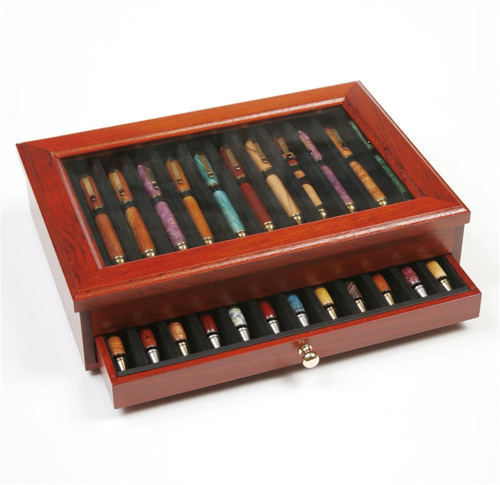 Rosewood Display - 24 Pens - Walmart.com