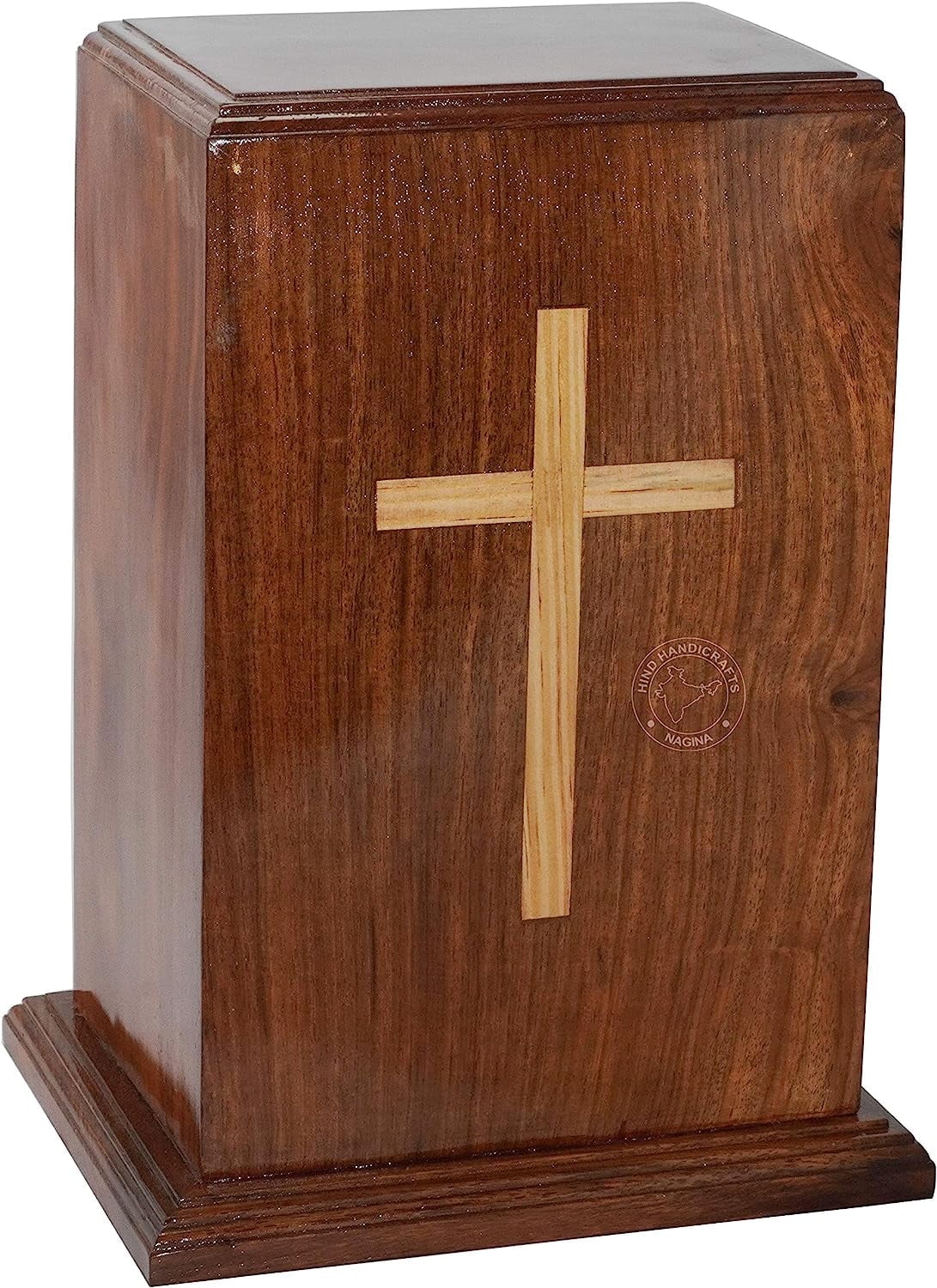 Rosewood Wooden Cremation Urns for Human Ashes Adult - Handcrafted ...