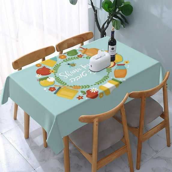 Rosh Hashanah Tablecloths Jewish New Year Rectangle Table Cloths Rosh ...