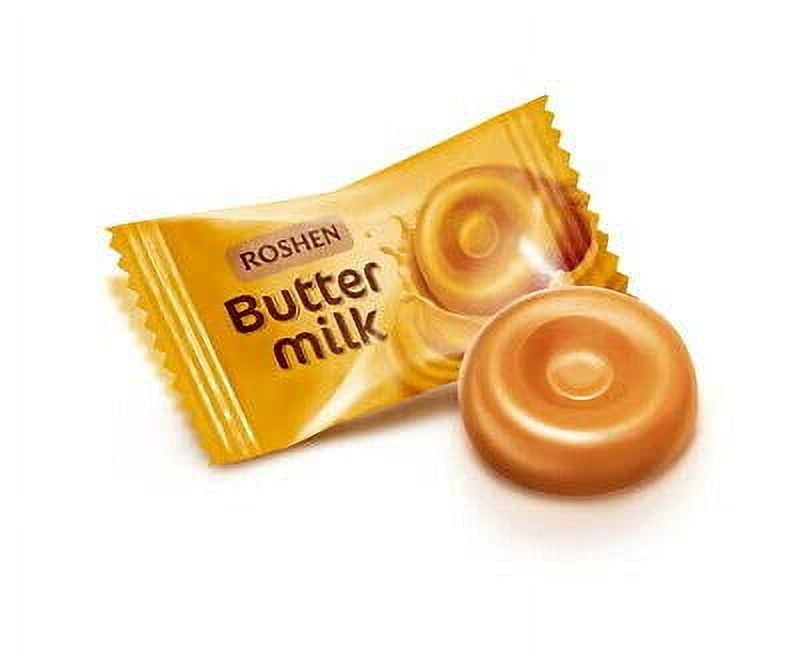 Roshen Butter Milk Hard Candy Milk Flavor Kosher and Halal, Delicious ...