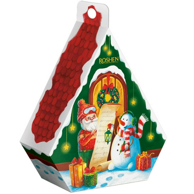 Roshen Christmas and New Year's Sweets Set "Sweet House" 265g/ 13.65oz ...