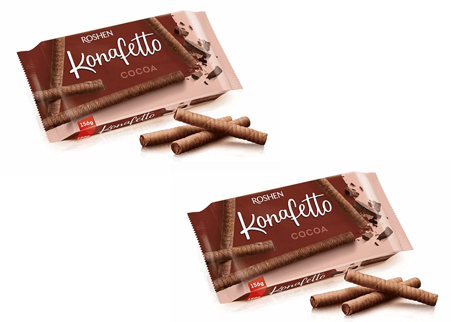 Roshen Crispy Flavorful Wafer Rolls "Konafetto" with Cocoa-Cream ...