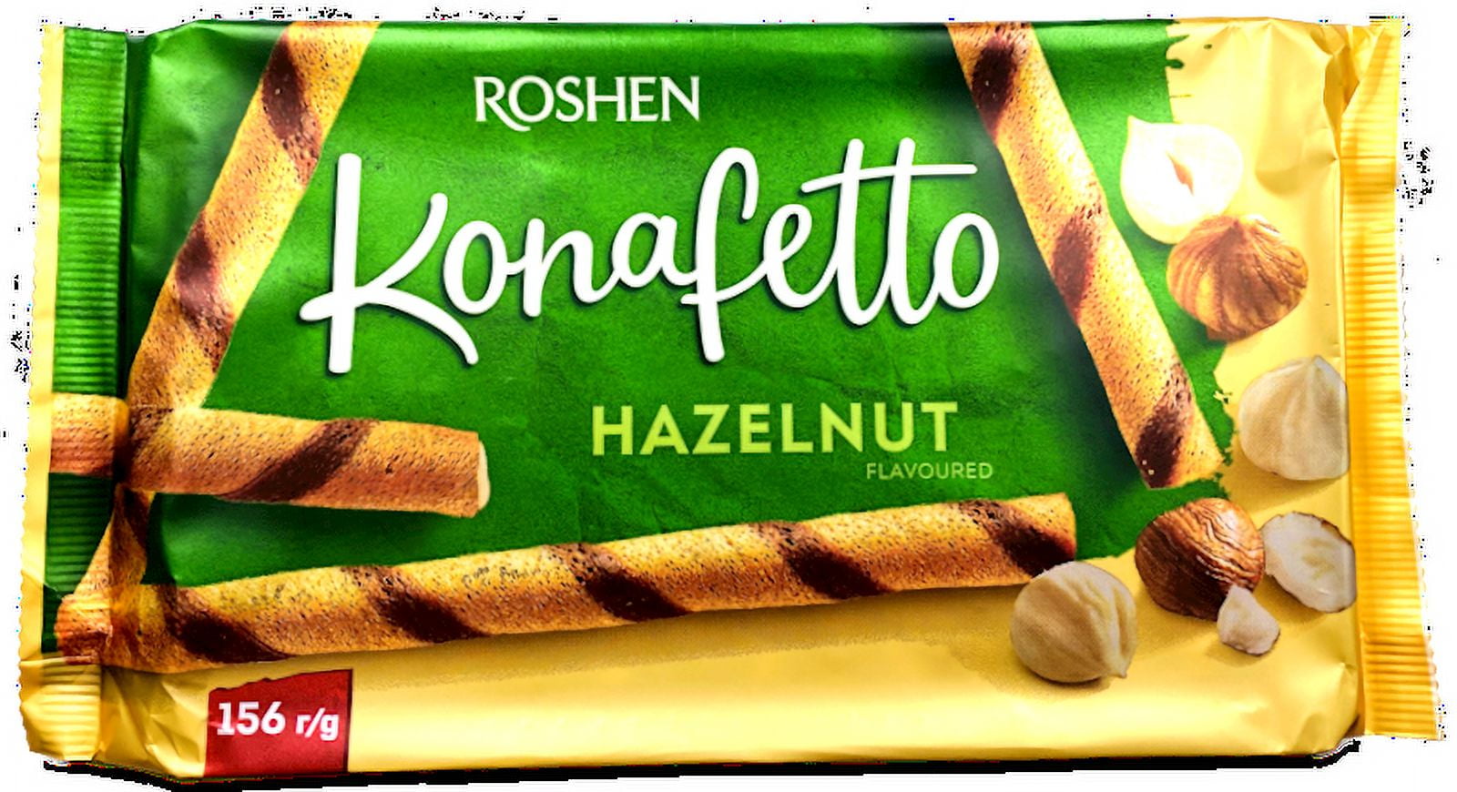 Roshen Crispy Flavorful Wafer Rolls "Konafetto" with Hazelnut-Cream ...
