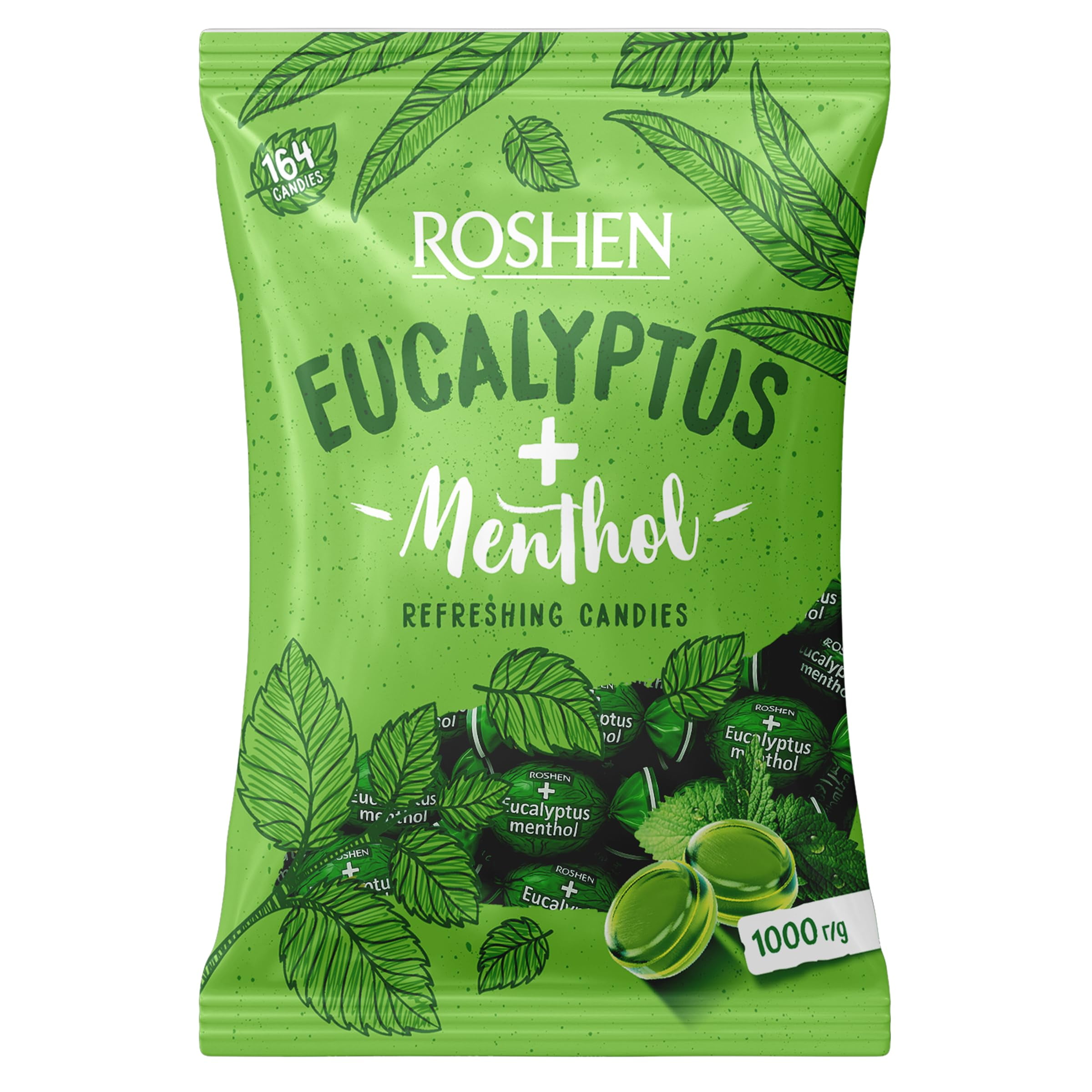 Roshen Eucalyptus-Menthol Hard Candy BCF26 1kg/2.204lb - Walmart.com