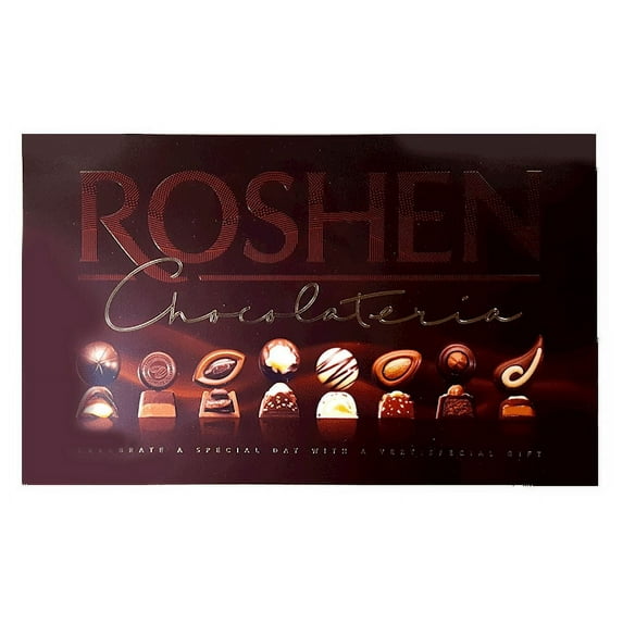 Roshen Gift Box, Assorted Truffles and Pralines, Imported Chocolate ...