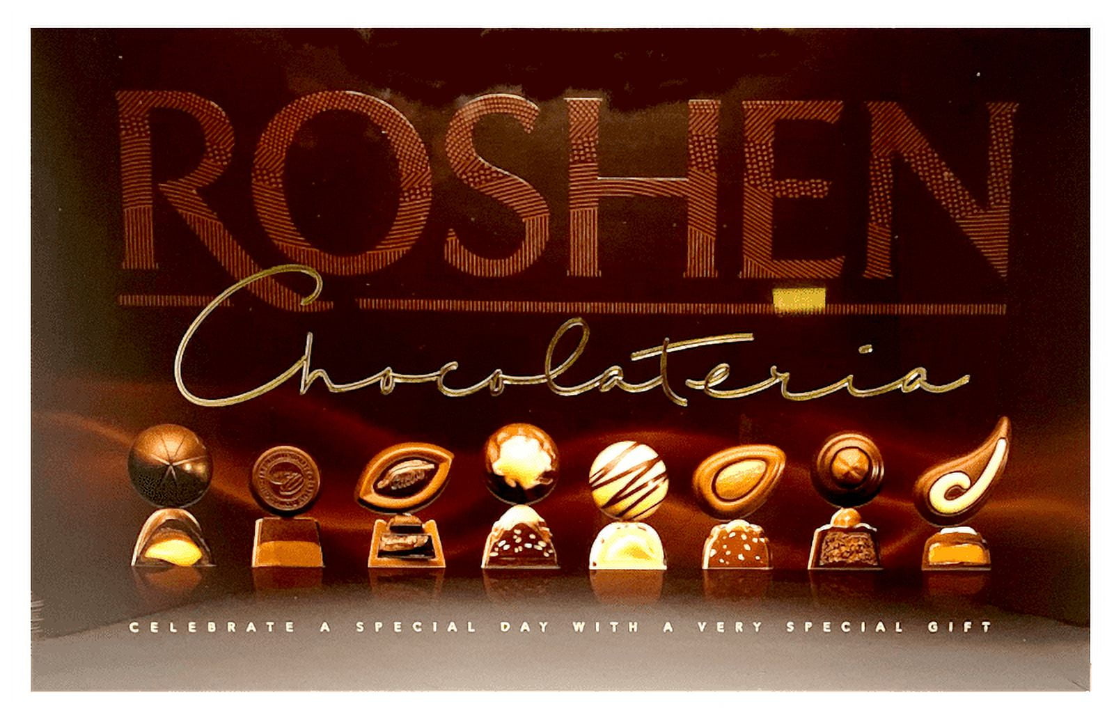 Roshen Gift Box Assorted Premium ''Chocolateria" Candy Gift Box 9.03oz ...