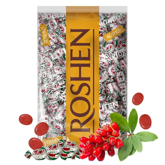 Roshen Hard Candy, Karamelkino AIF9 Barberry Flavor, Individually ...
