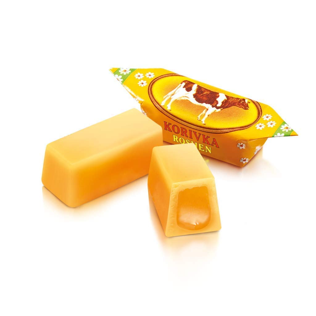 Roshen Korivka Cow Candy, Milky Sweets Fudge Candy, Kosher, Halal 7 ...